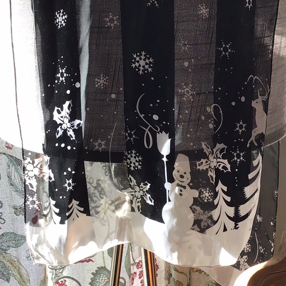 Accessories | Beautiful Black And White Winter Scene Scarf | Poshmark